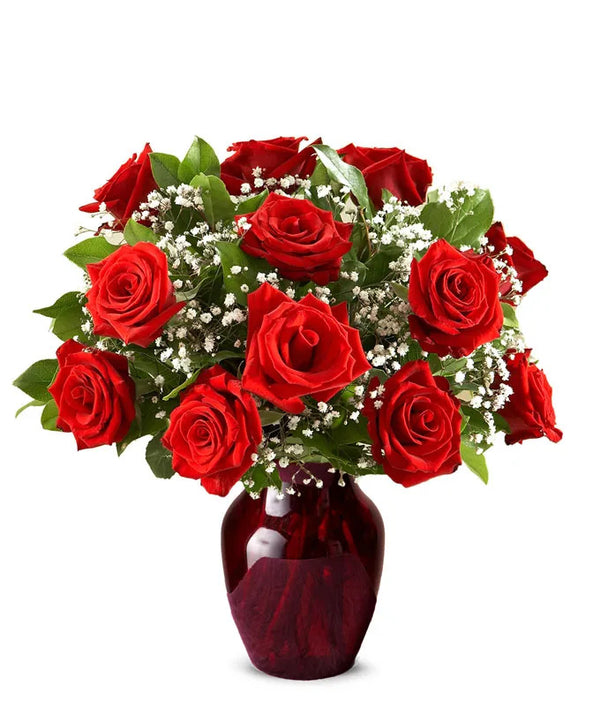 Deluxe Red Rose Bouquet – Petal Republic